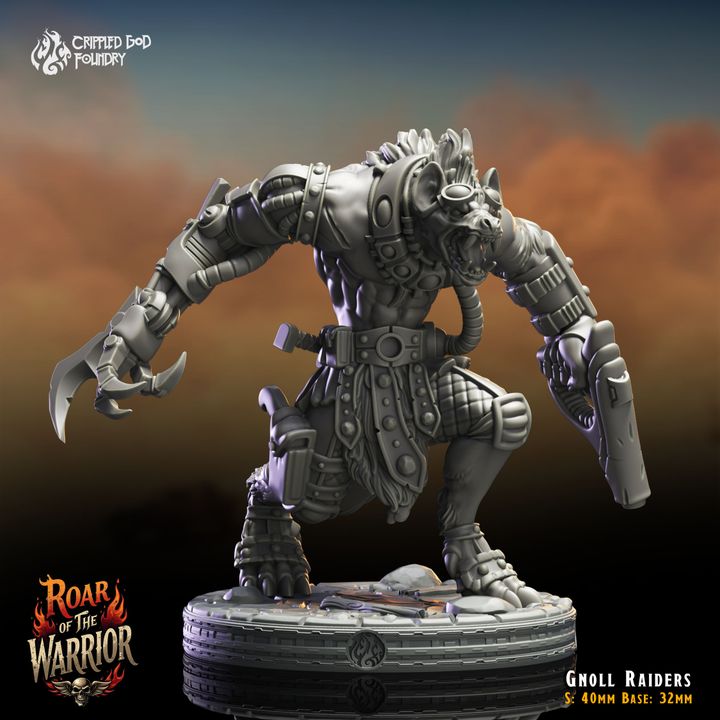 3D Printable Gnoll Raiders by Crippled God Foundry